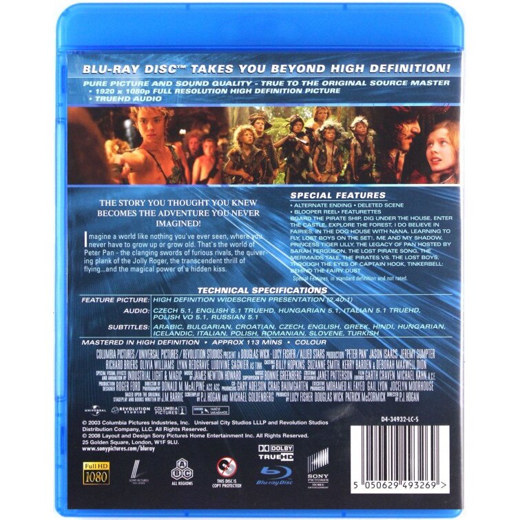Peter Pan [Blu-Ray] - eMAG.ro