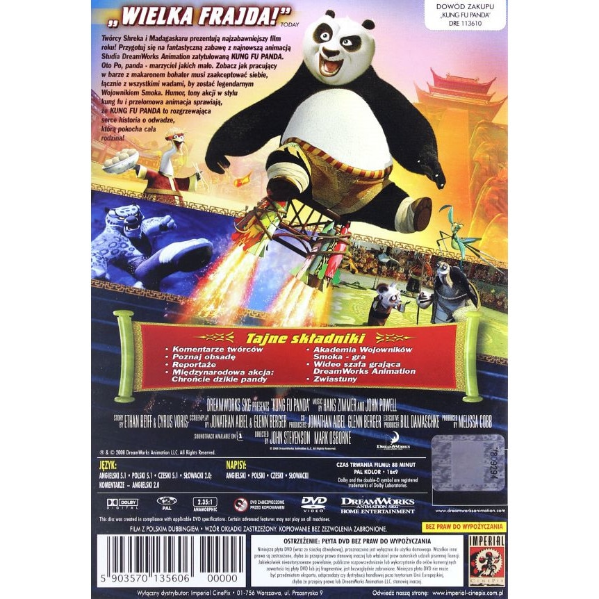 Kung Fu Panda [DVD] - eMAG.ro