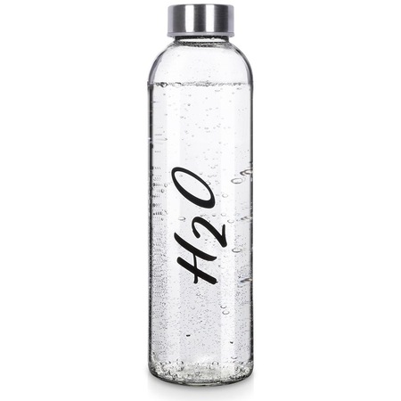 Sticla apa Excellent Houseware-H2O, sticla, 7x25 cm, 750 ml ...