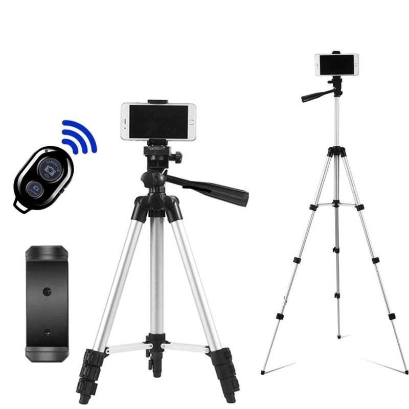 Trepied 1/4" 103cm | Telecomanda Bluetooth | Suport telefon | Husa, KIT ...