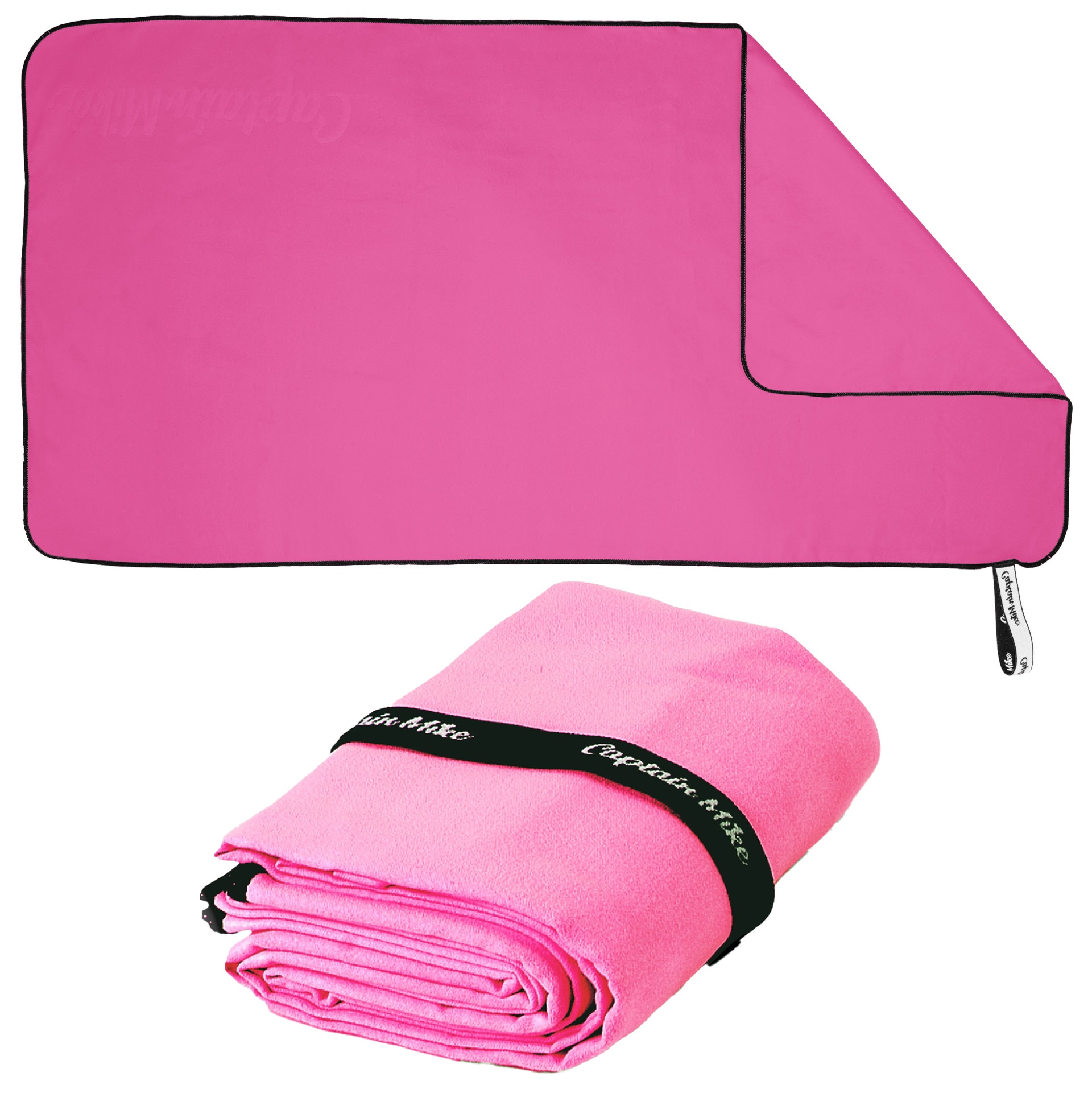 Prosop de plaja, Captain Mike, Microfibra, Uscare rapida, 100 x 50 cm ...