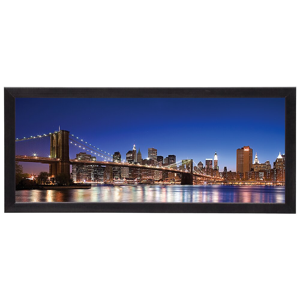 Afis modern, rama neagra, Postergaleria, 20x50 cm, Podul 1 - eMAG.ro