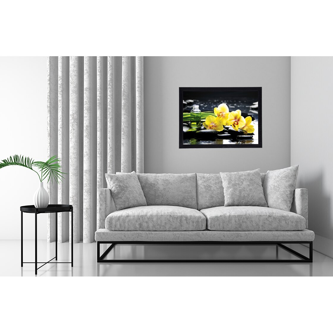 Afis modern, rama neagra, Postergaleria, 50x70 cm, Spa 6 - eMAG.ro