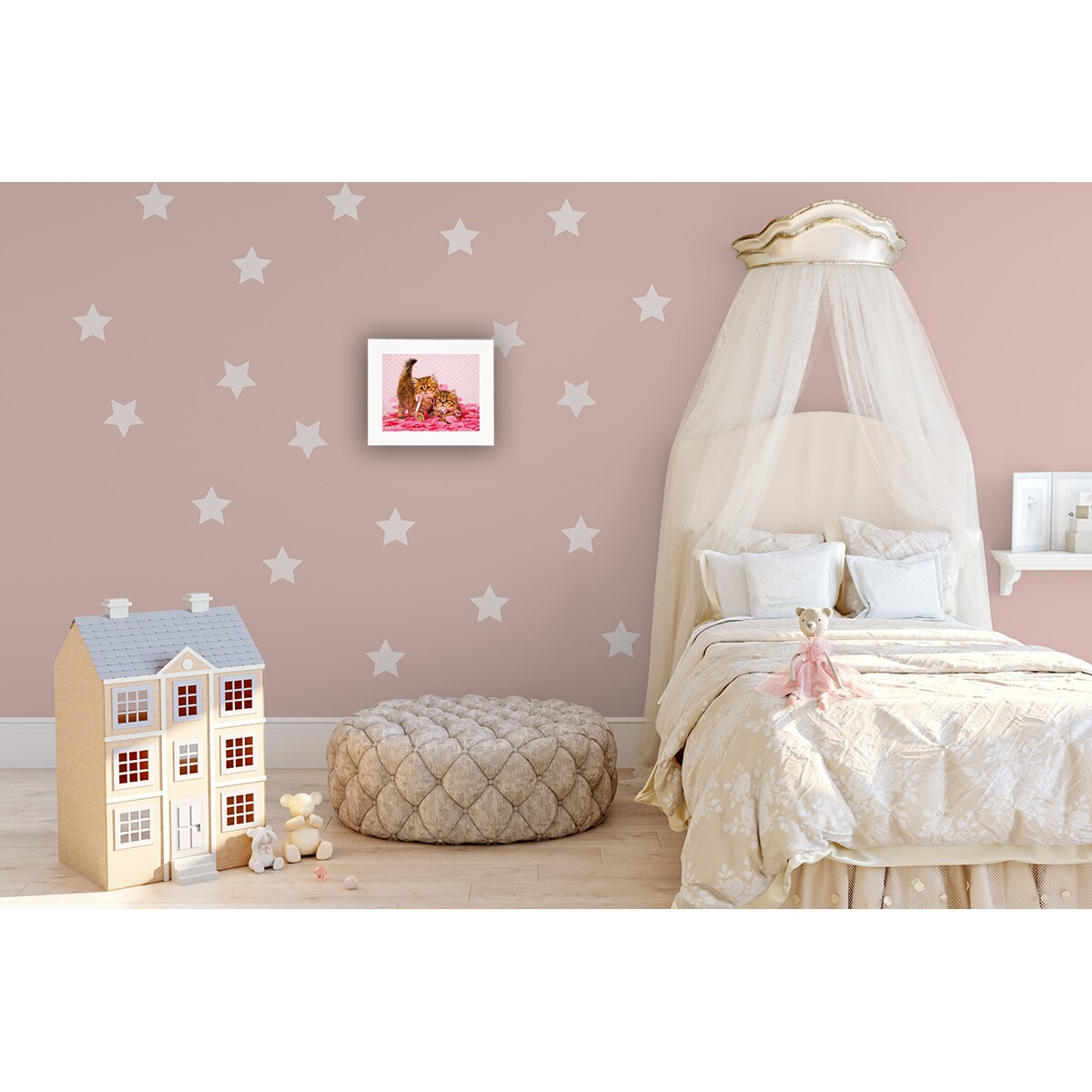 Afis modern, rama alba, Postergaleria, 20x25 cm, Cat 3 - eMAG.ro