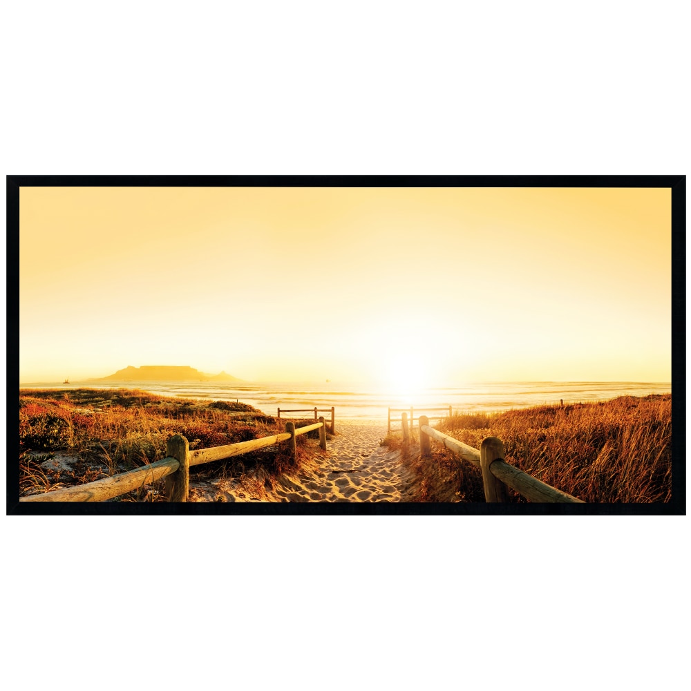 Afis modern, rama neagra, Postergaleria, 50x100 cm, Plaja 3 - eMAG.ro