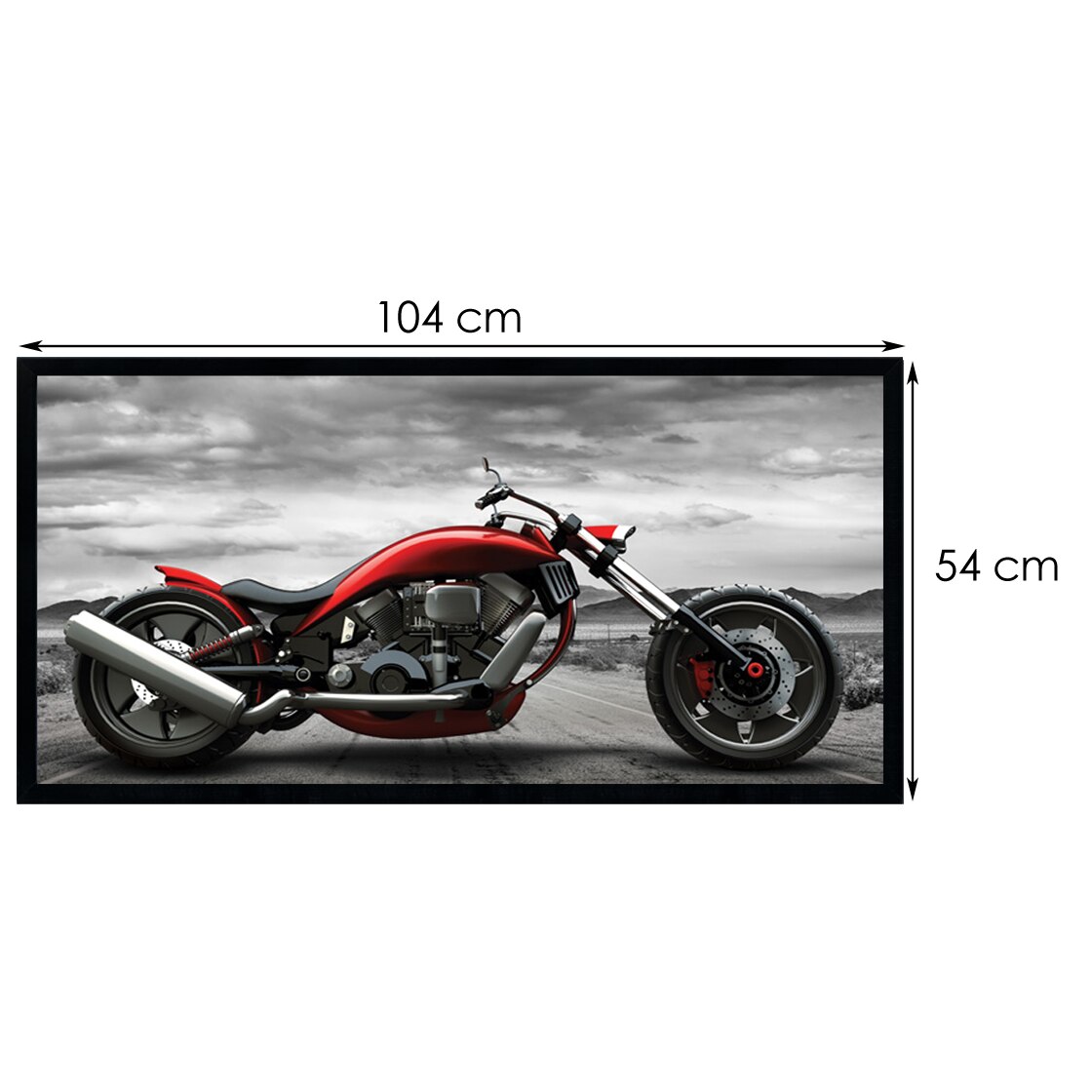 Afis modern, rama neagra, Postergaleria, 50x100 cm, Bicicleta 4 - eMAG.ro