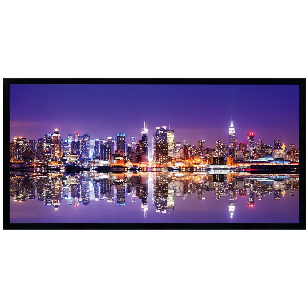 Afis modern, rama neagra, Postergaleria, 50x100 cm, Orasul 3 - eMAG.ro