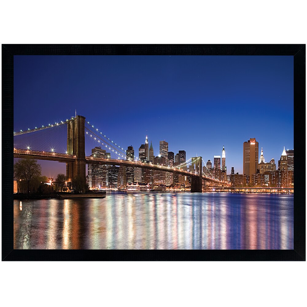 Afis modern, rama neagra, Postergaleria, 70x100 cm, Podul 1 - eMAG.ro