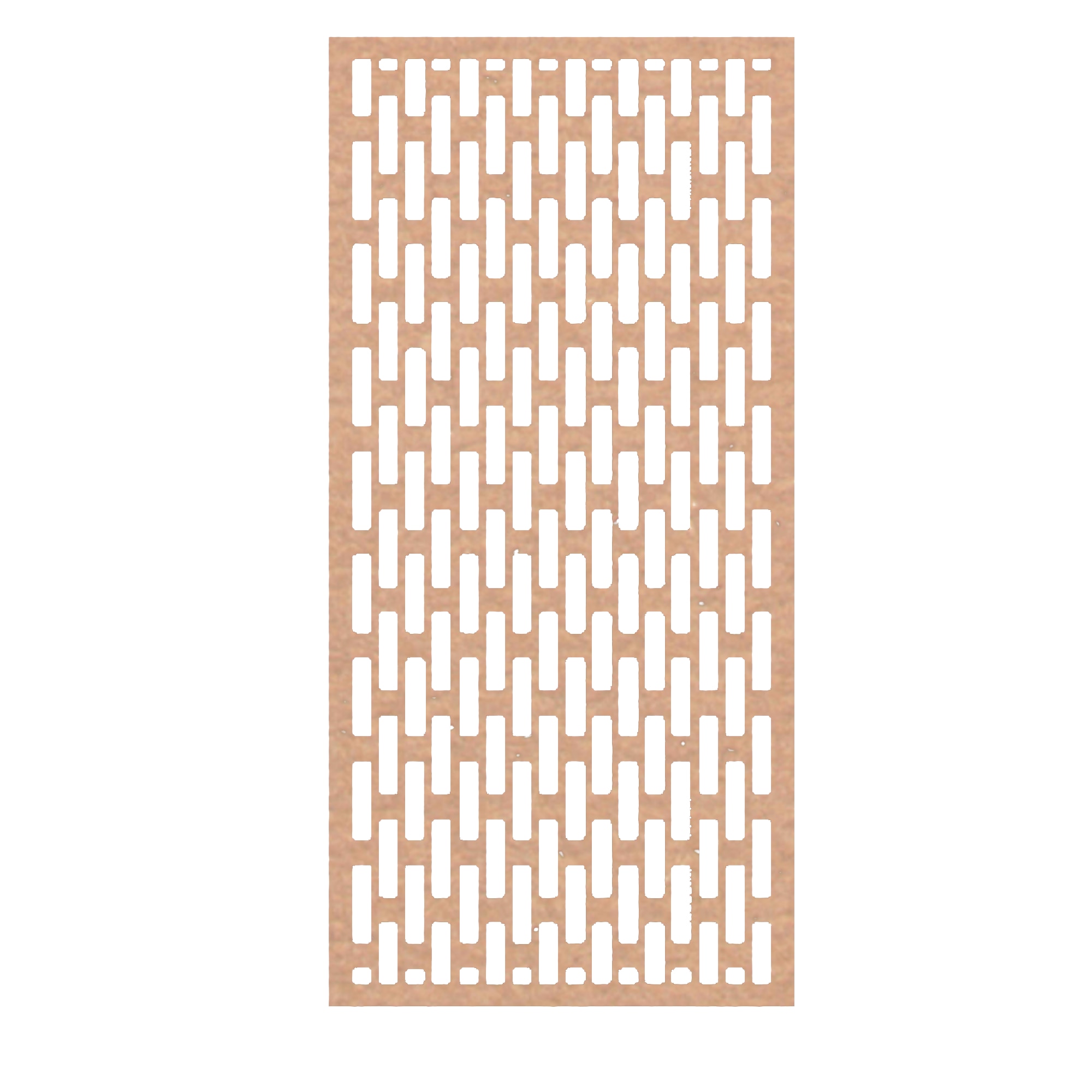 Panou decorativ traforat Mdf natur, Mos122, 100 x 48 cm, 6 mm - eMAG.ro
