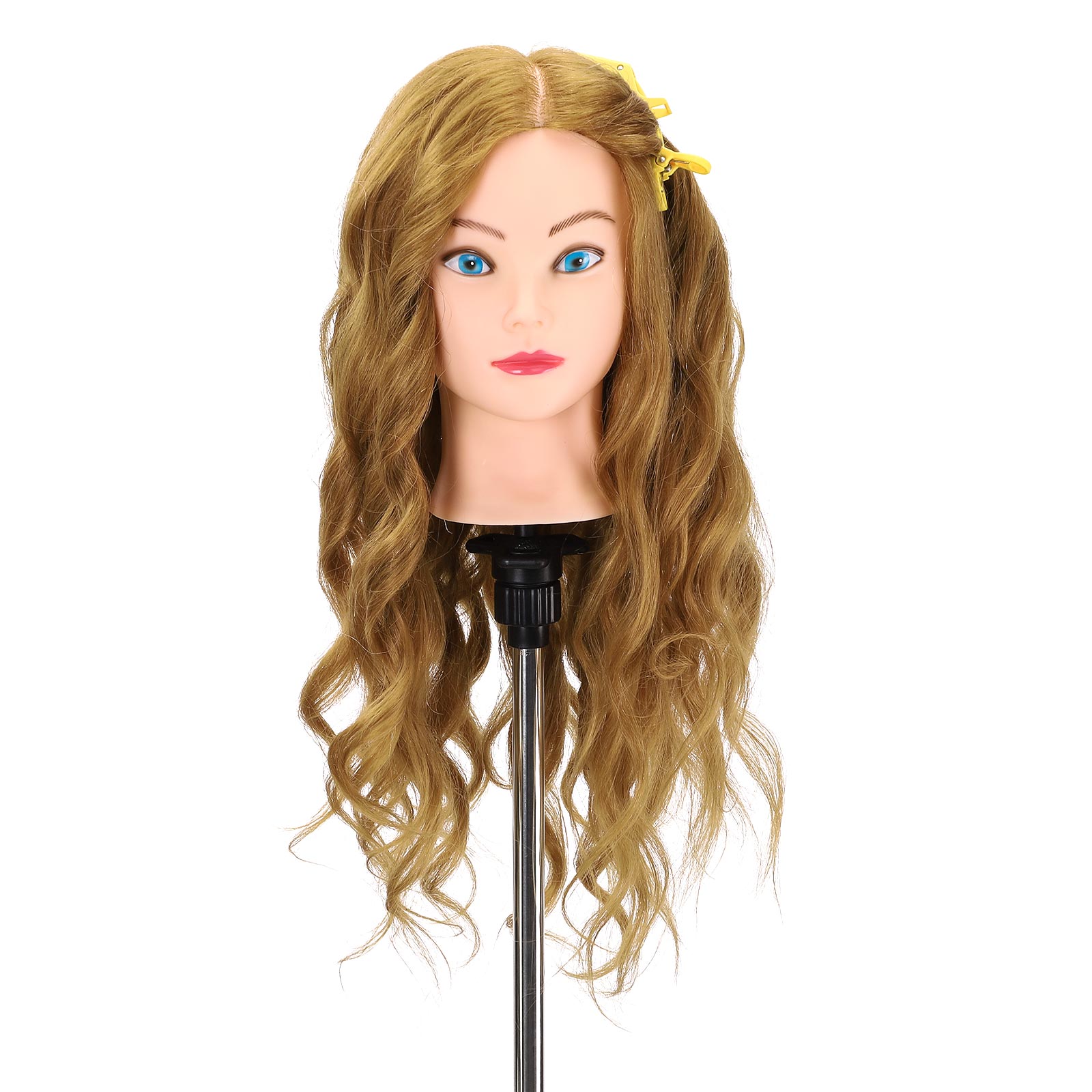 Cap de Coafat cu Par Natural 100% Blond Auriu 60cm - eMAG.ro