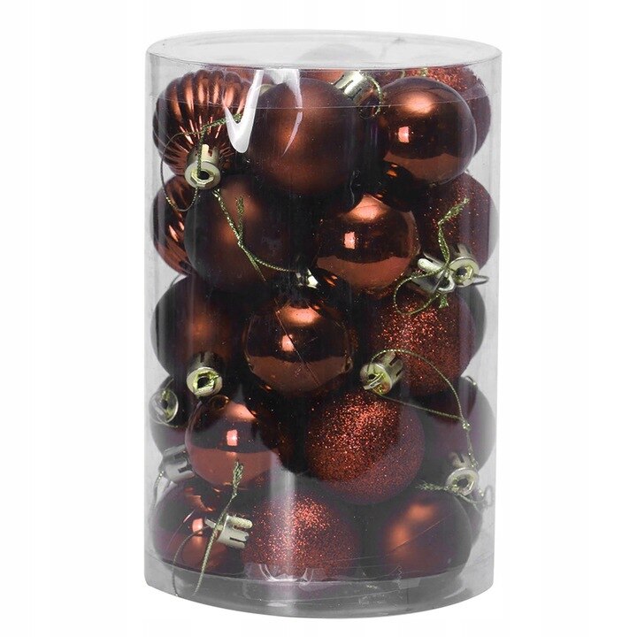 Set 34 globulete, Tutumi, Plastic, 4cm, Rosu - eMAG.ro