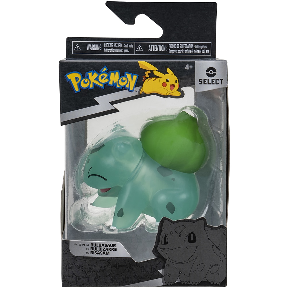 Figurina Pokémon Select Translucent - Bulbasaur, 7.5 cm - eMAG.ro
