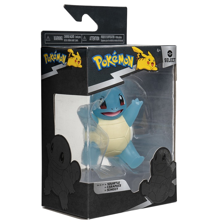 Figurina Pokémon Select Translucent - Squirtle, 7.5 cm - eMAG.ro