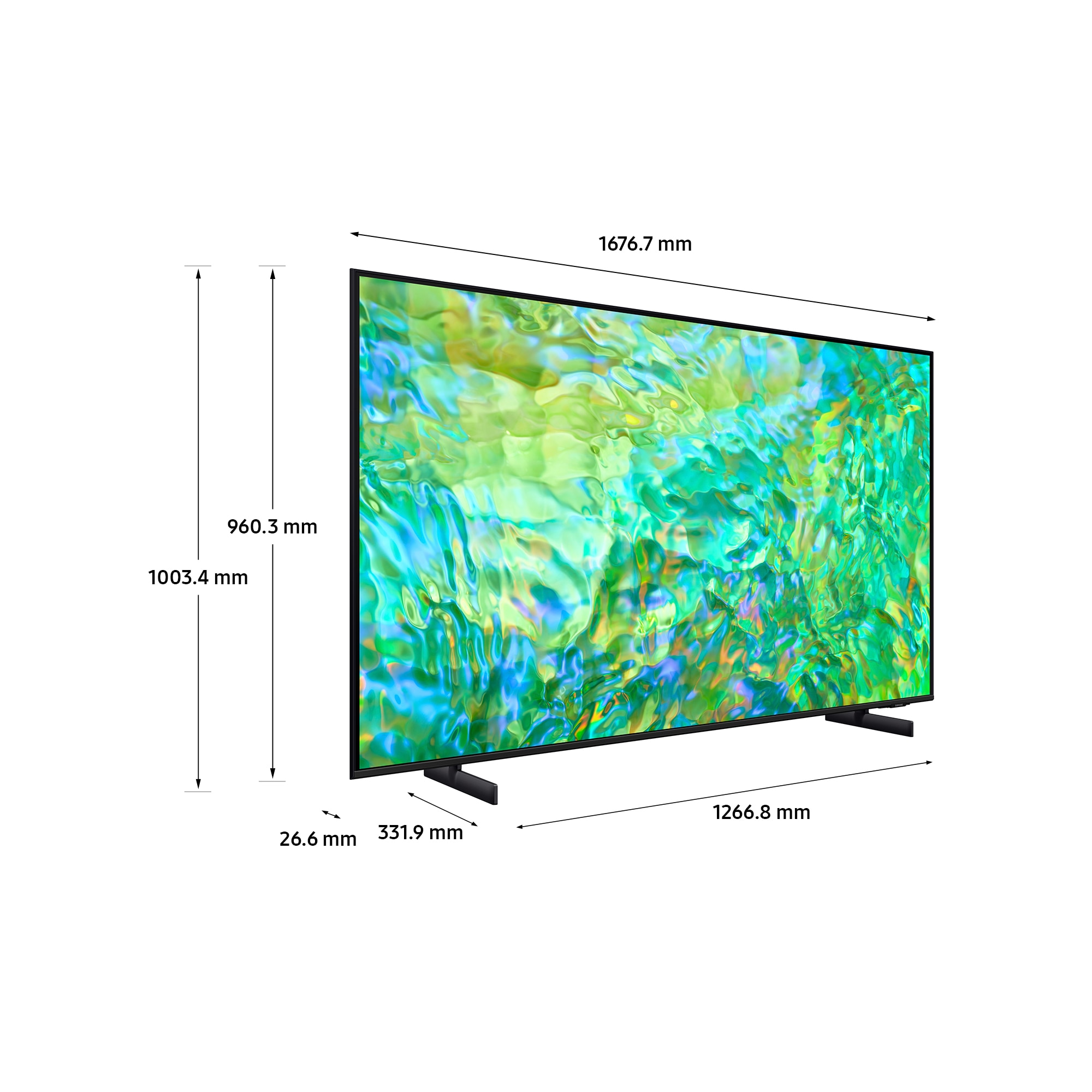 Televizor SAMSUNG LED 75CU8072, 189 cm, Smart, 4K Ultra HD, Clasa G ...