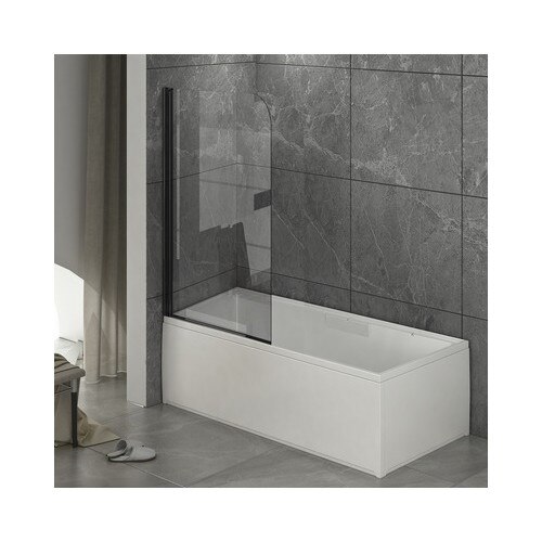 Paravan cada basano Tahiti black 75x140 cm, 1 element, sticla ...