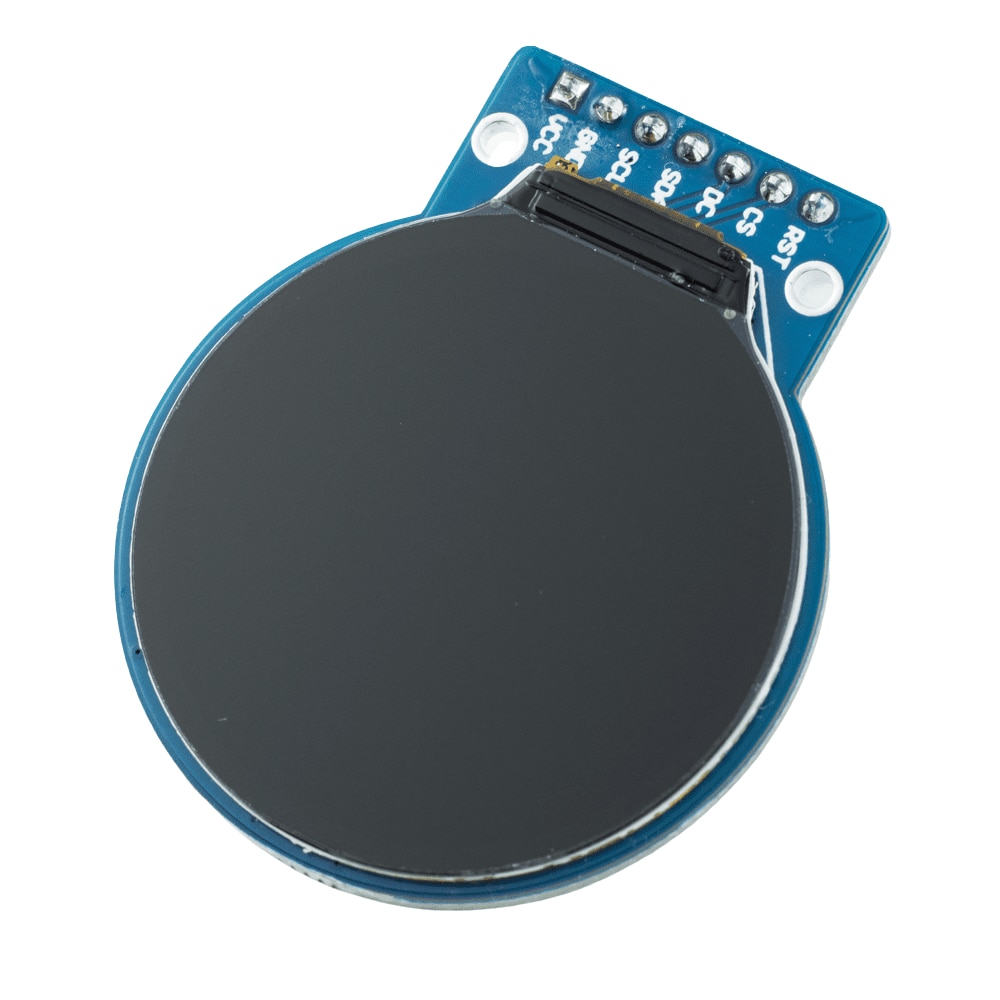 Afisaj rotund TFT IPS GC9A01 240x240px SPI 1.28 inch, Albastru - eMAG.ro