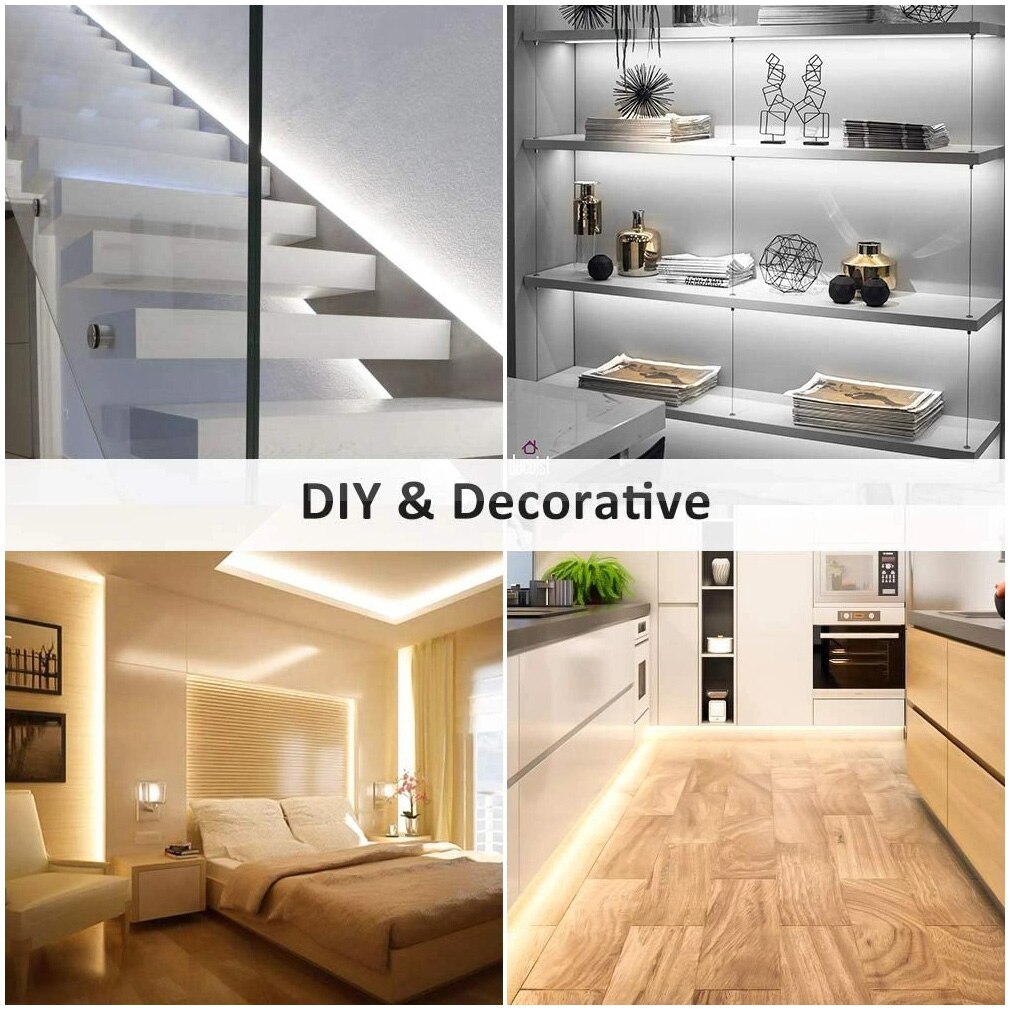 Banda LED Novostella, cu telecomanda, dimmer, 120 leduri/m, lumina alba ...