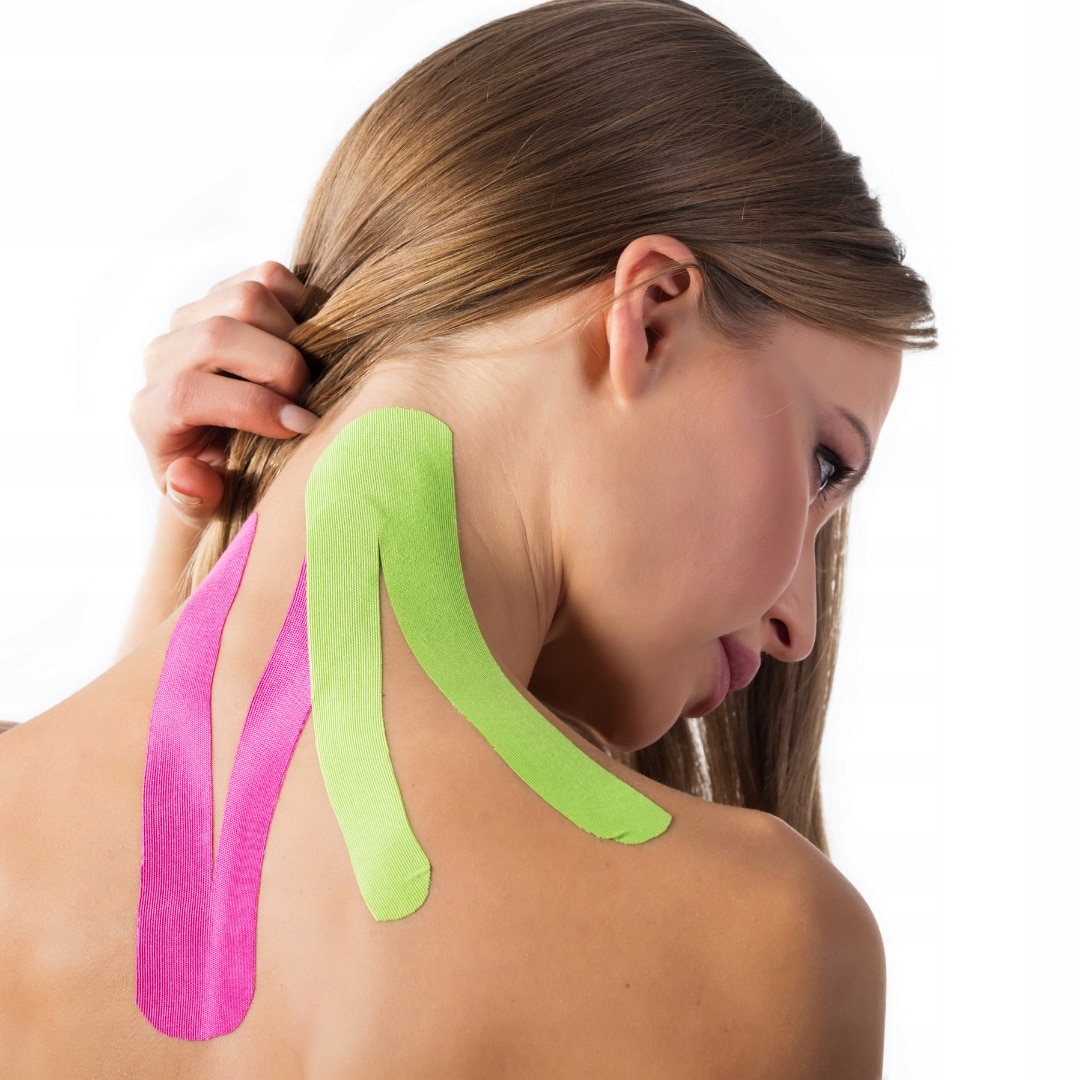 Banda kinesiologica Rea Tape, 5cm, Multicolor - eMAG.ro