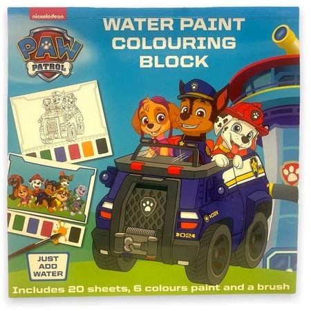 Carte de colorat acuarela Paw Patrol, Multicolor - eMAG.ro