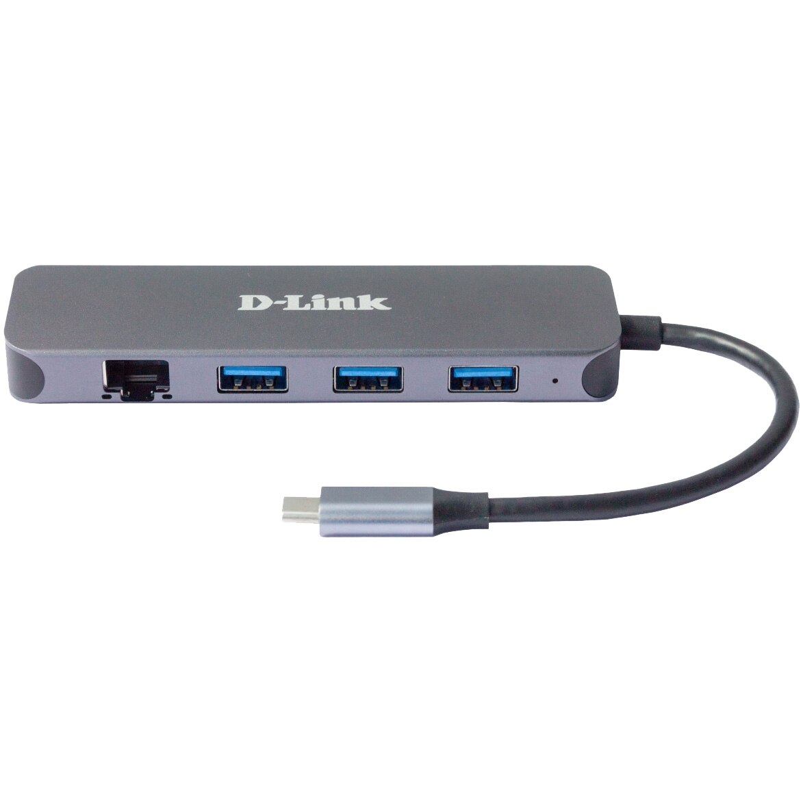 HUB USB D-LINK DUB-2334, USB Type C, cablu 10 cm, metalic, argintiu ... HUB USB D-LINK DUB-2334, USB Type C, cablu 10 cm, metalic, argintiu ...
