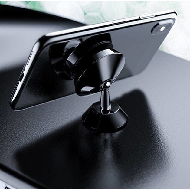 Suport telefon, Interlook, Aluminiu, Cu magnet, Negru - eMAG.ro