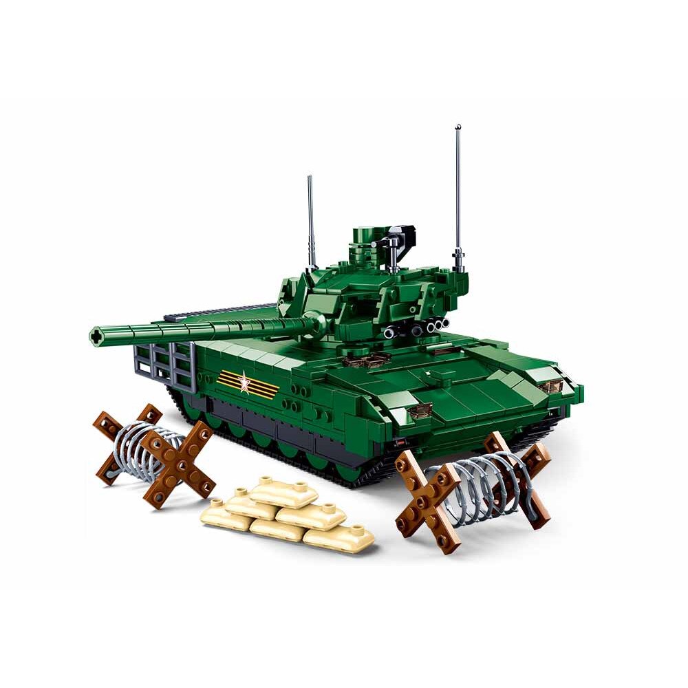 Set Army tank, Sluban, 995 piese - eMAG.ro