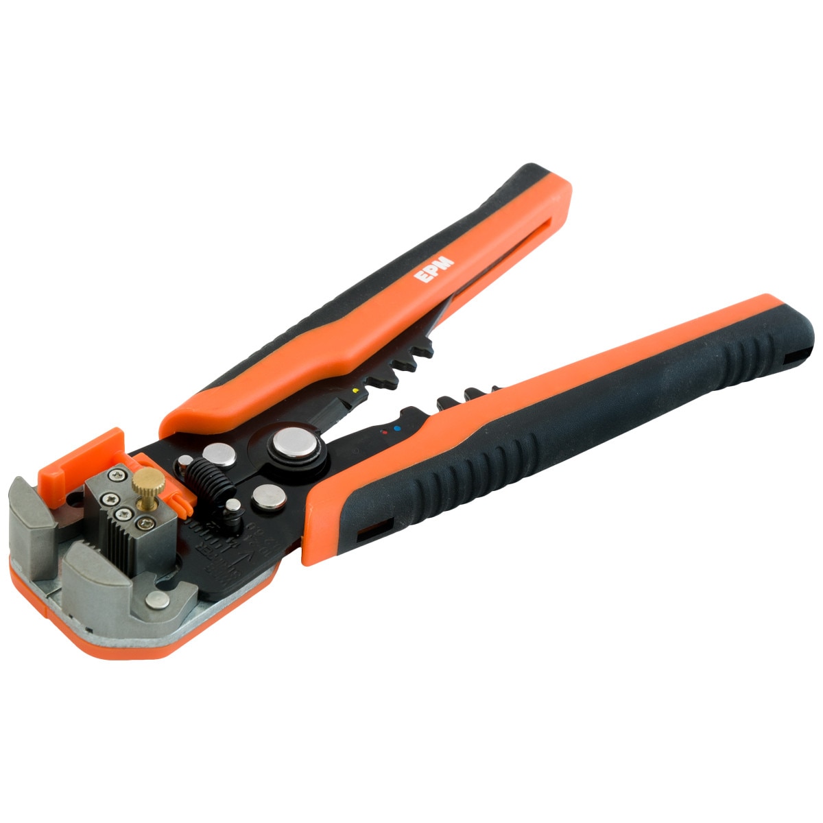 Clester sertizare, EPM, Maner ergonomic, Otel, Negru/Portocaliu - eMAG.ro