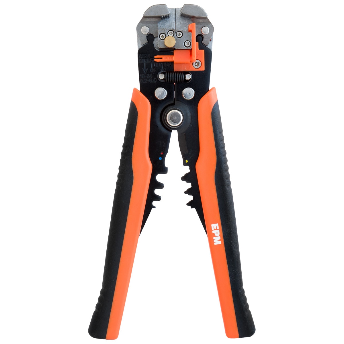 Clester sertizare, EPM, Maner ergonomic, Otel, Negru/Portocaliu - eMAG.ro