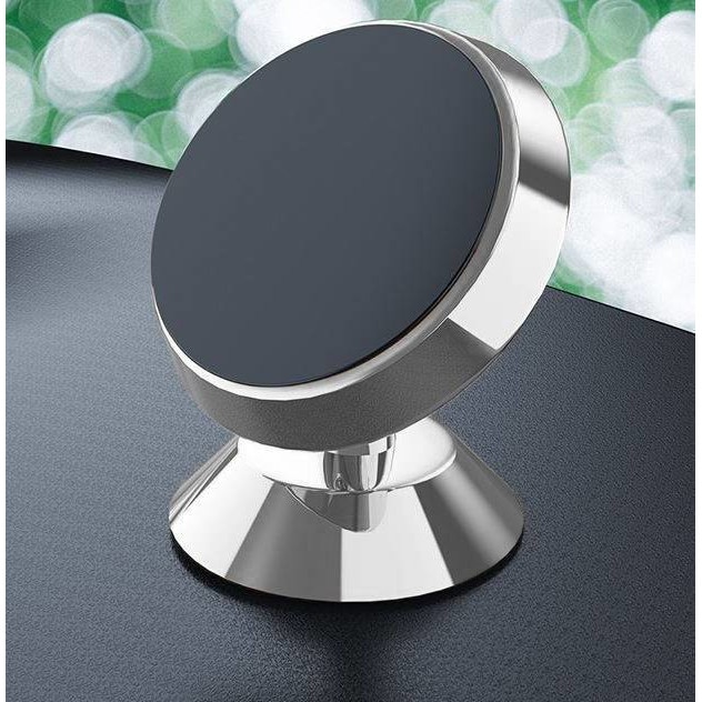 Suport auto de telefon, Interlook, Aluminiu, Cu magnet, Argintiu - eMAG.ro