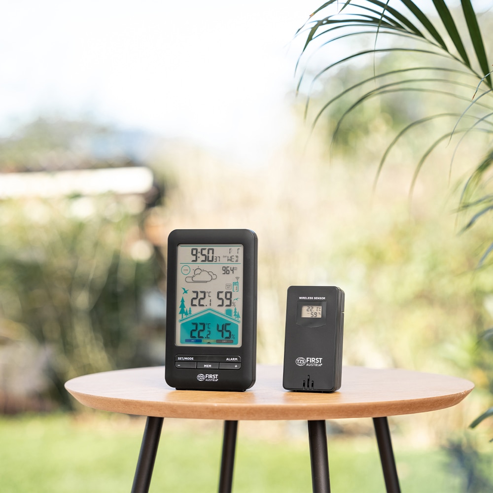 Statie meteo TZS First Austria FA-2461-7, senzor exterior, ceas, alarma ...