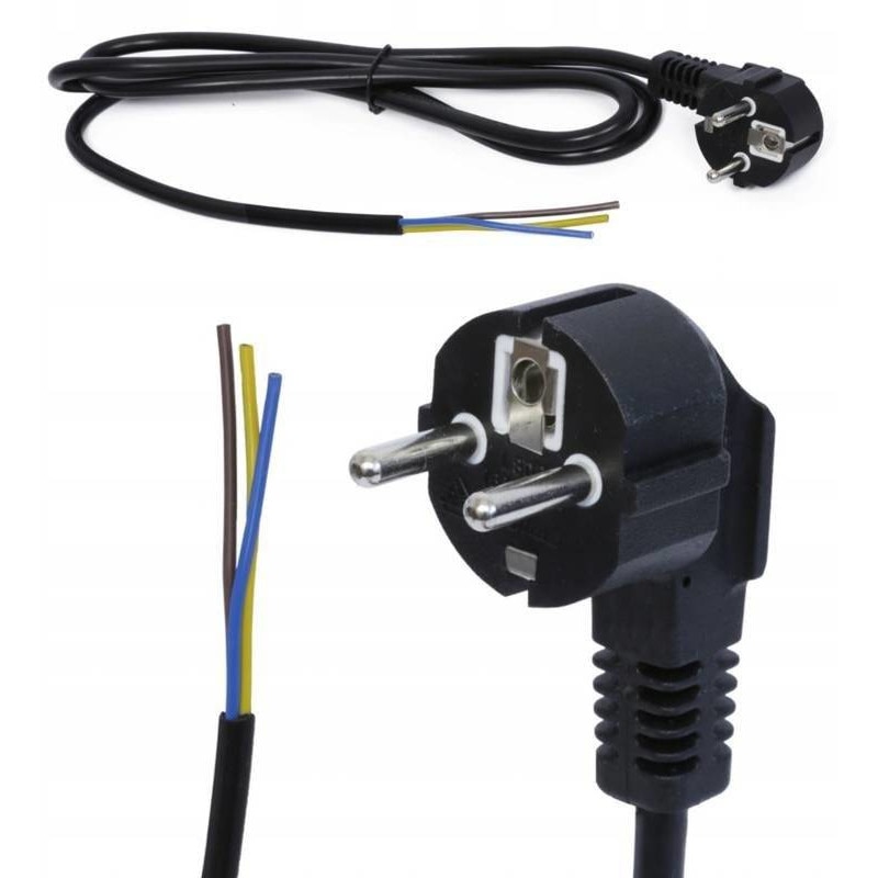 Cablu de alimentare, Interlook, Cupru/PVC, LED, 150 CM, Negru - eMAG.ro