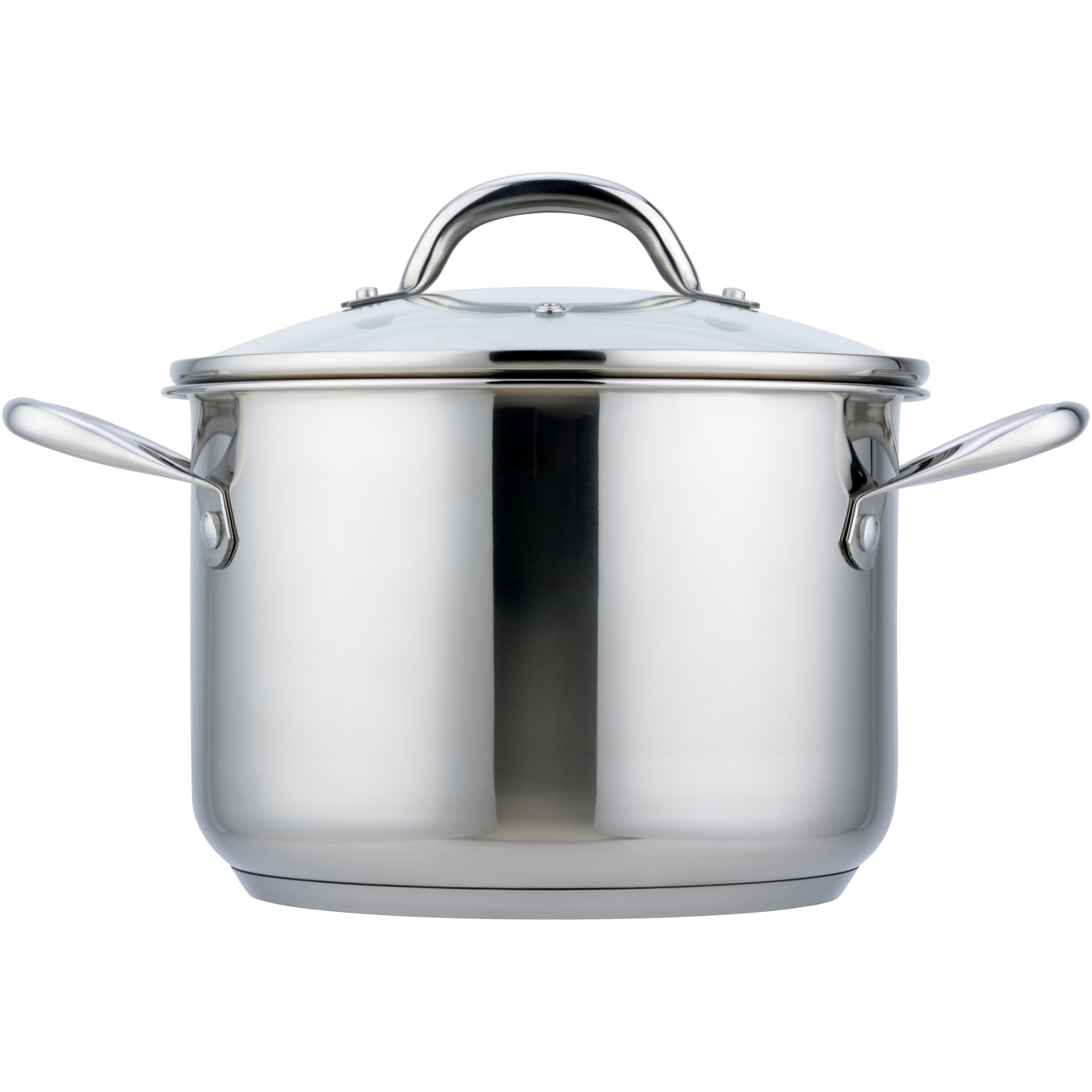 Oala Inox cu capac Amercook, Inductie, 5.7 L - eMAG.ro