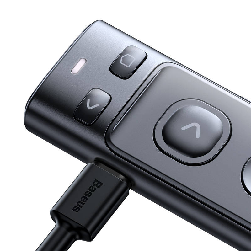 Telecomanda multifunctionala Baseus Orange Dot pentru prezentare, cu ...