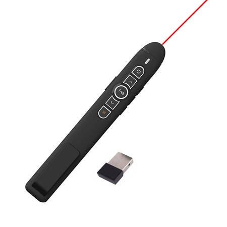 Indicator Laser Wireless pentru prezentari inteligent, receptor USB ...
