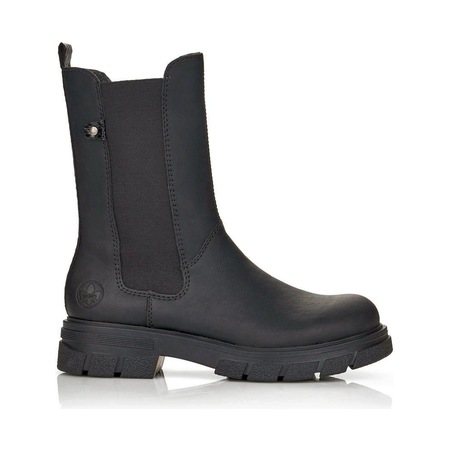 Botine dama, Rieker, Tesatura sintetica, Negru, 37 - eMAG.ro