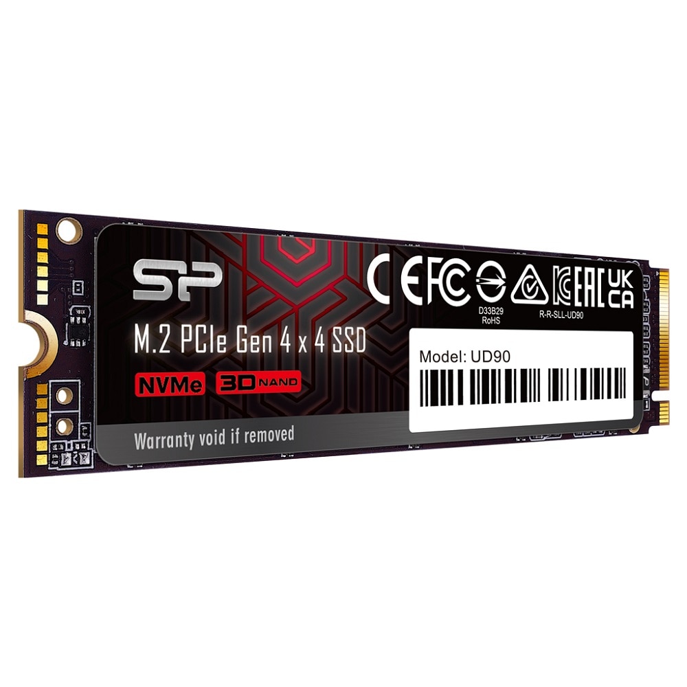 Solid-State Drive (SSD) SILICON POWER UD90 2TB SSD, M.2 2280, PCIe Gen ...