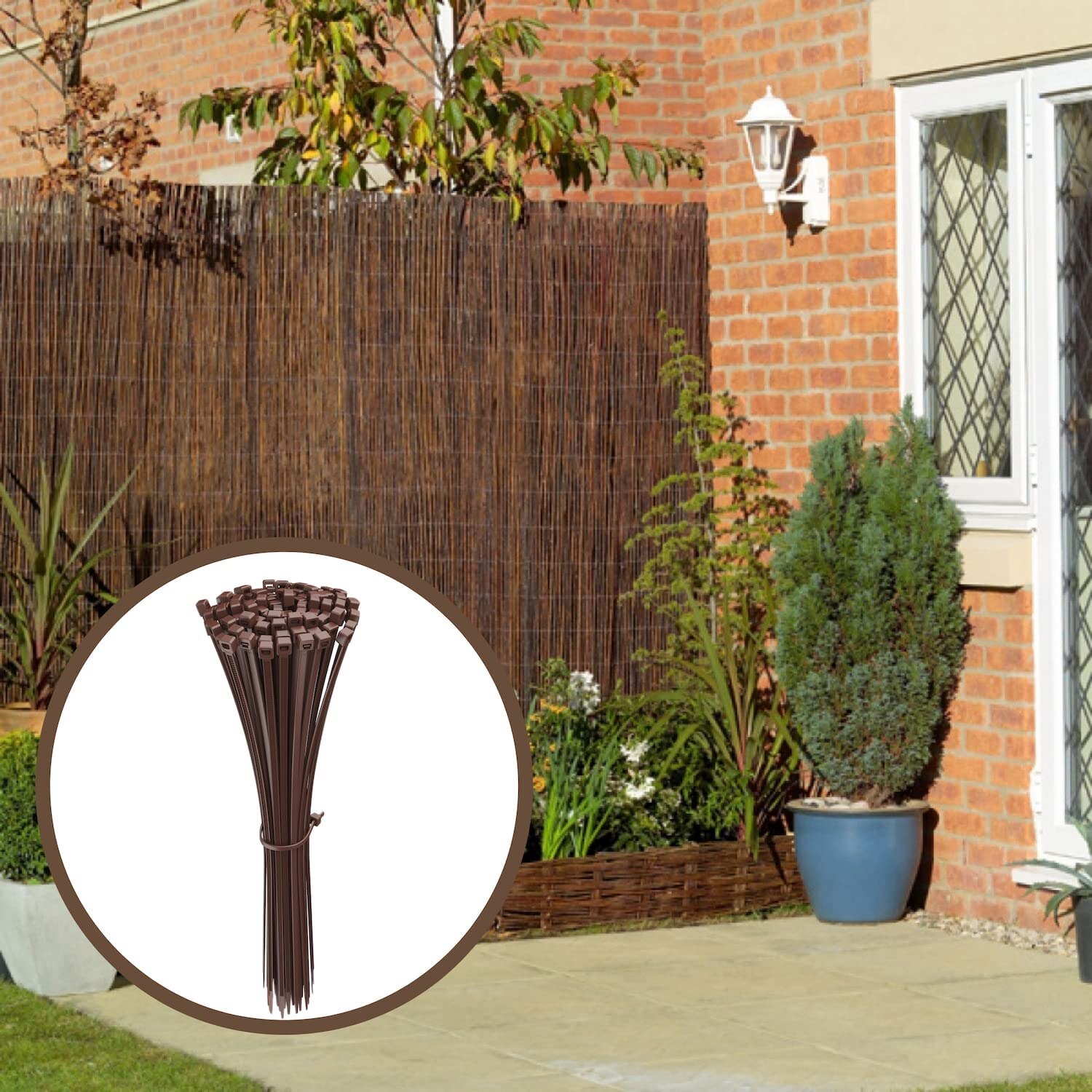 Set 100 buc Soricei, Coliere de Plastic, Fasete, Bride pentru Gradina ...