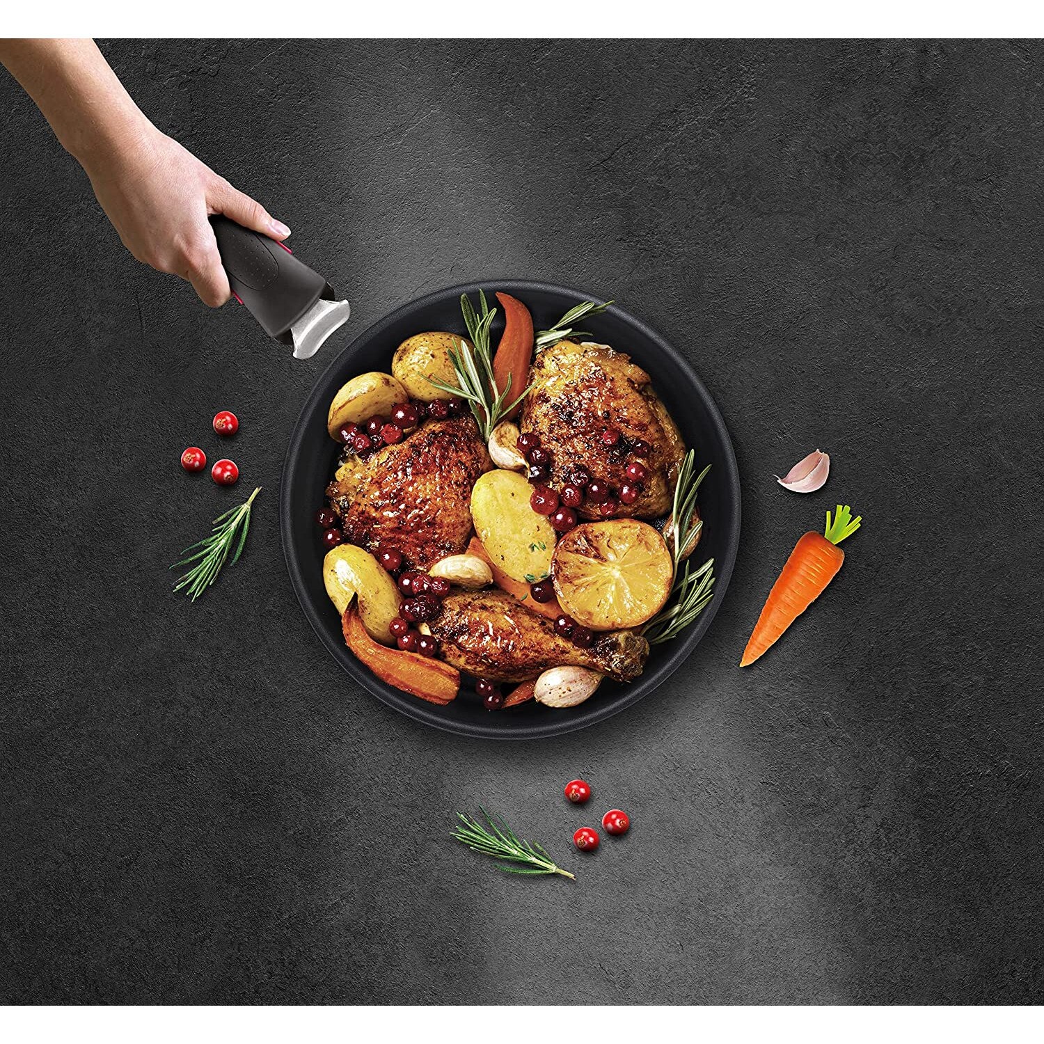Set oale si cratite Tefal Ingenio Ultimate L76495, 5 piese, inductie ...