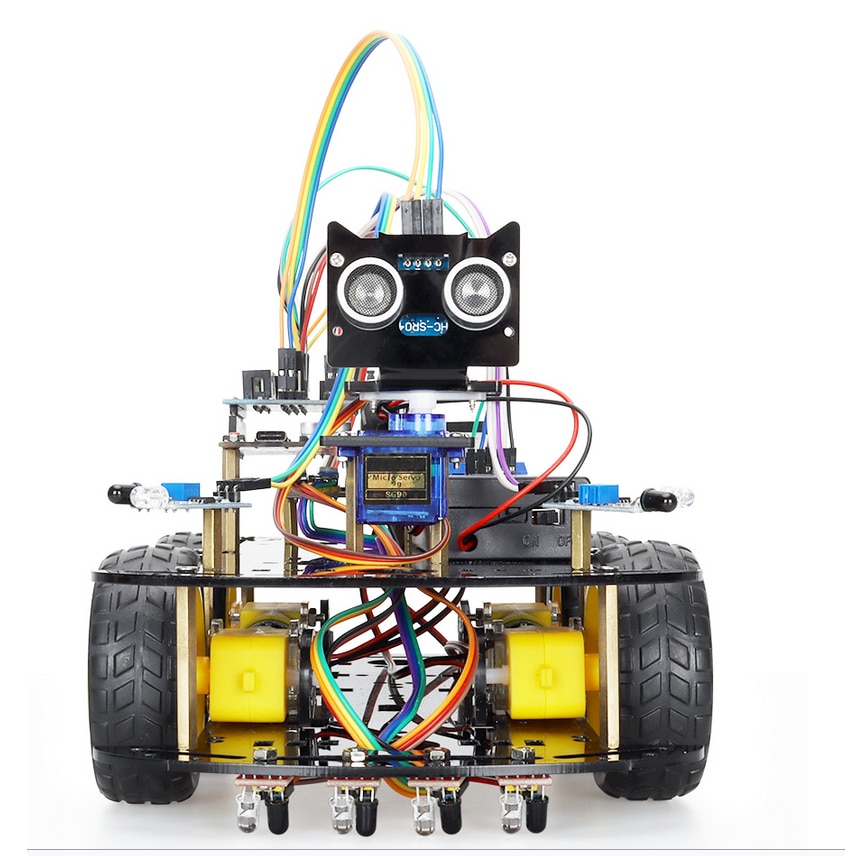 Kit de programare pentru masina robot cu Arduino, pentru incepatori ...