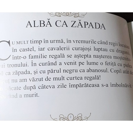 Cele mai frumoase povesti din lume, Alba ca zapada-Pestisorul auriu ...