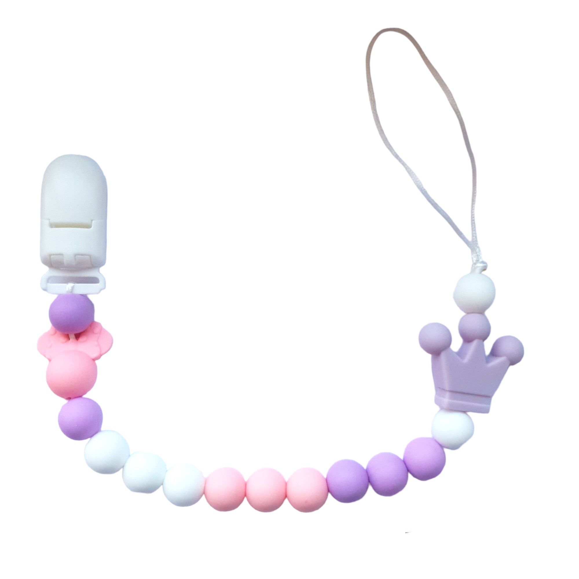 Lantisor pentru suzeta din silicon alimentar nepersonalizat/A - eMAG.ro