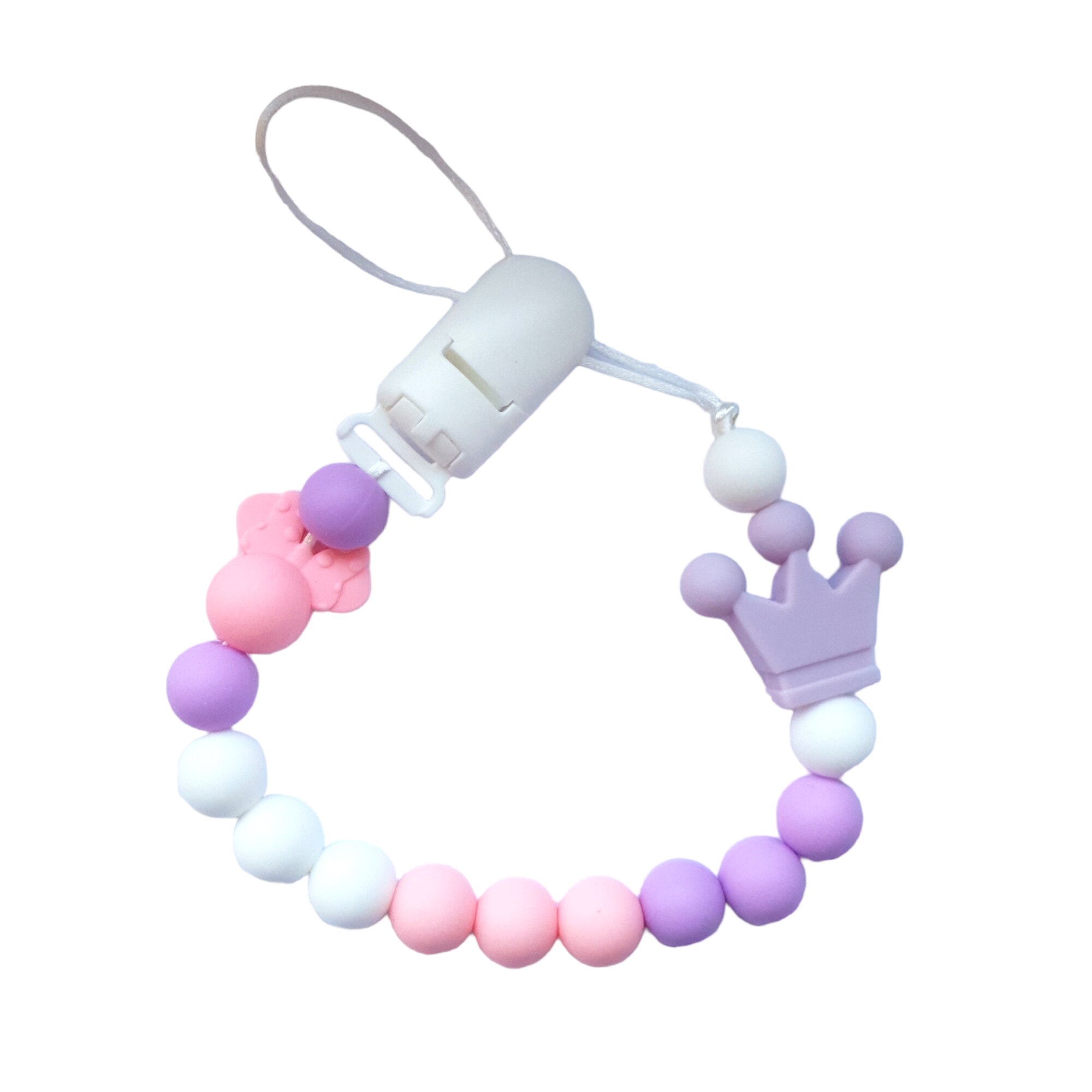 Lantisor pentru suzeta din silicon alimentar nepersonalizat/A - eMAG.ro