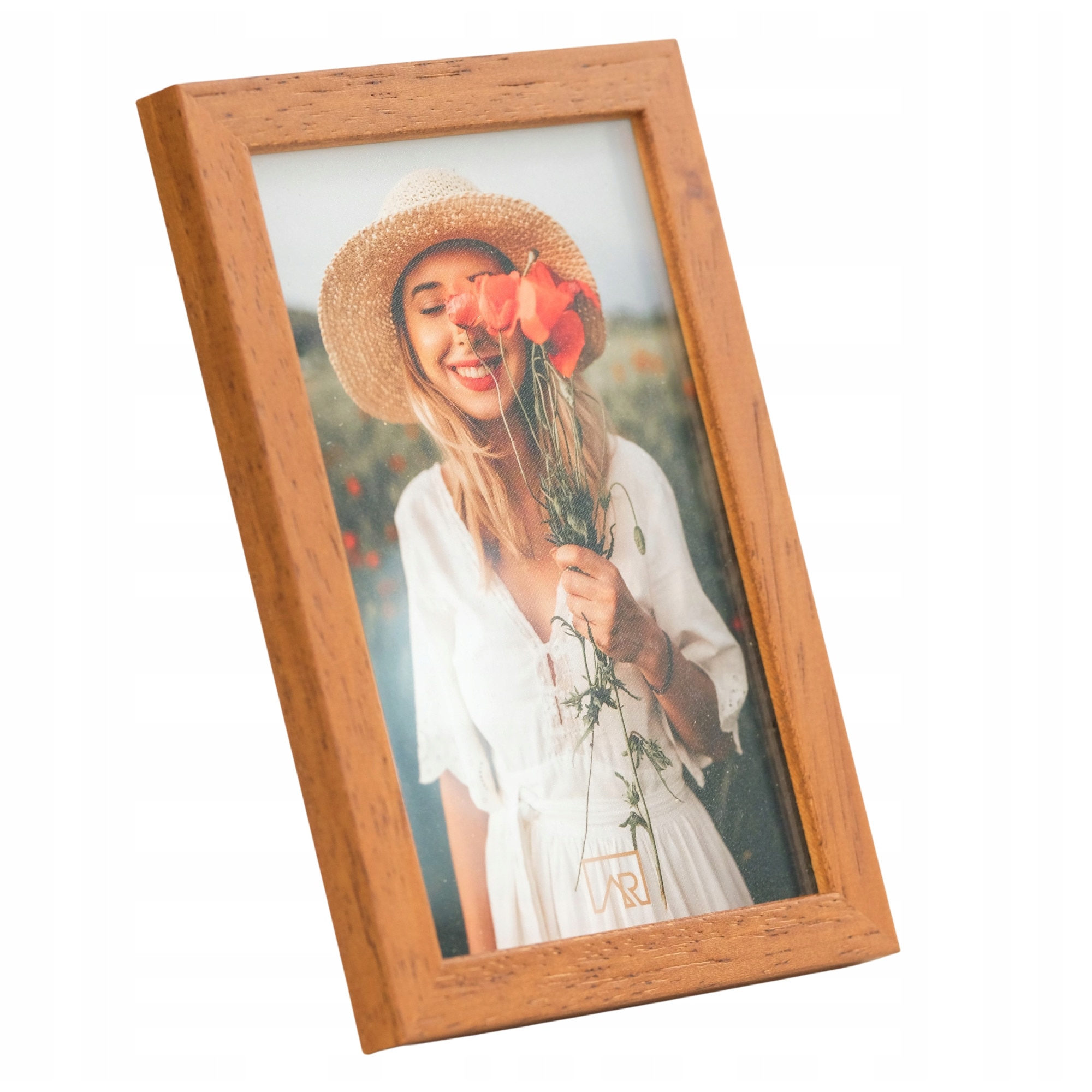 Rama foto, Aura, Lemn, 15 x 21 cm, Maro - eMAG.ro