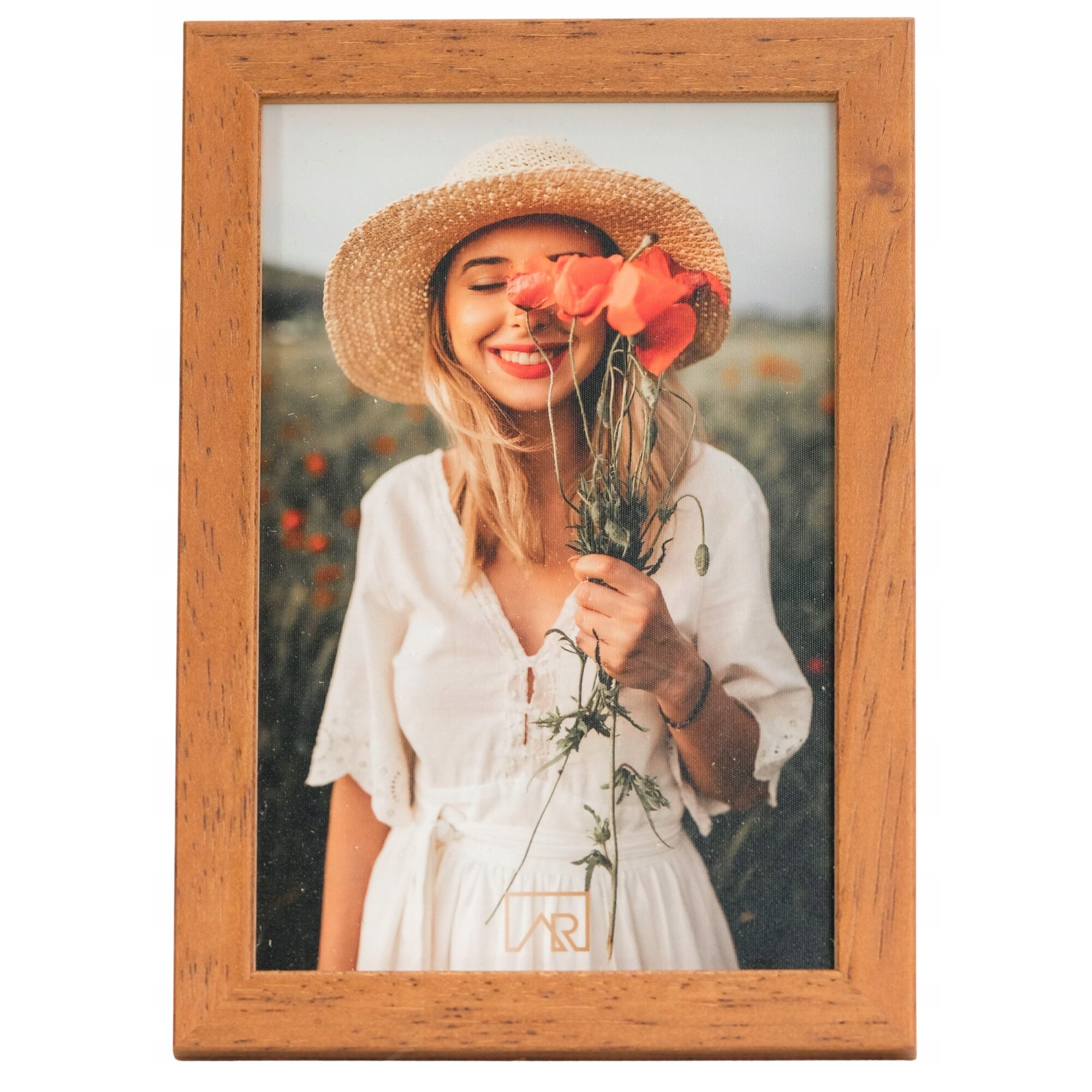 Rama foto, Aura, Lemn, 10 x 15 cm, Maro - eMAG.ro