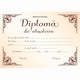 Diploma de absolvire, model 1, format A4, carton 300 grame - eMAG.ro