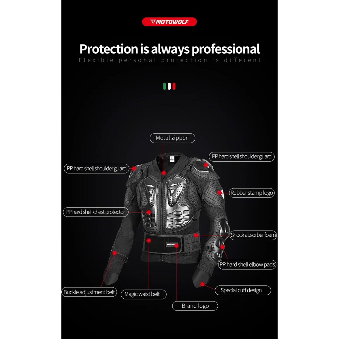 Armura protectie moto/atv, adjustabila, respirabila, potrivita pentru ...