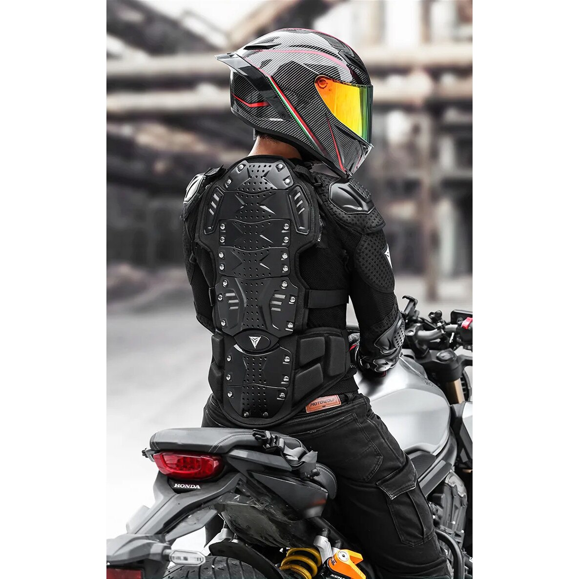 Armura protectie moto/atv, adjustabila, respirabila, potrivita pentru ...