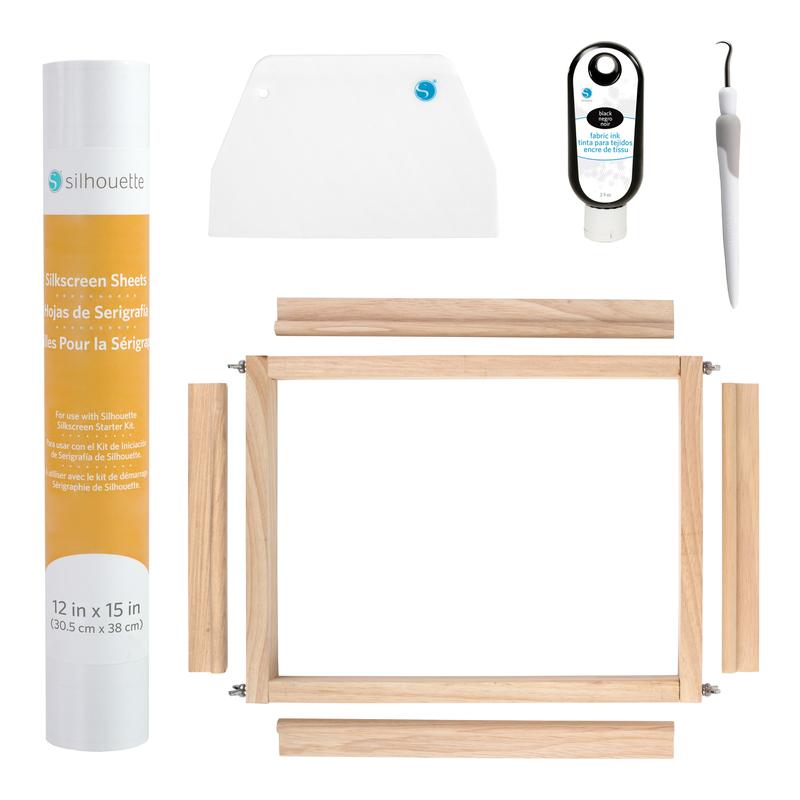Стартов комплект за ситопечат SILHOUETTE Kit Silk, 10 части - eMAG.bg