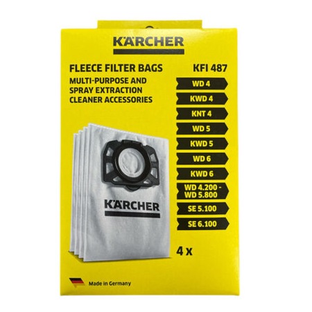 Set 4 saci Karcher pentru aspirator WD4, WD5, WD6, SE - eMAG.ro