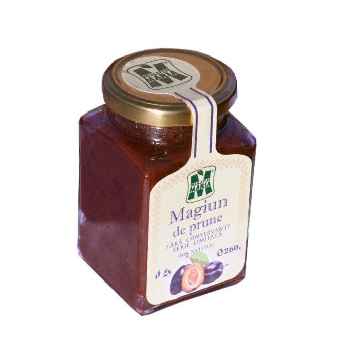 Magiun de prune, 260g, la foc de lemne,produsul nu contine zahar ...